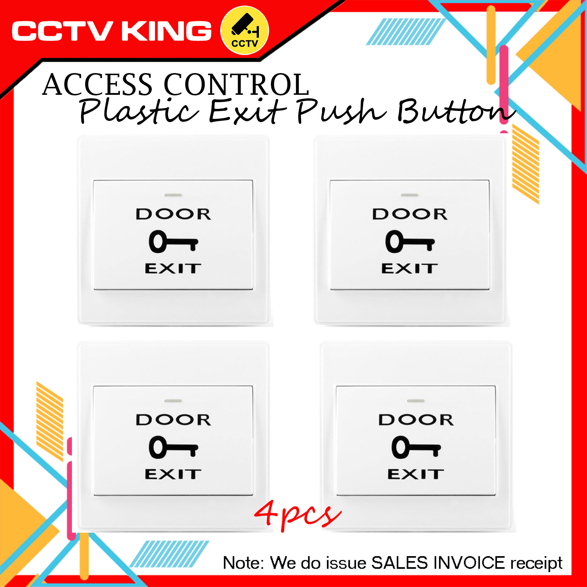 Wide Exit Push Button for Access Control, Exit Button, Access Control ...