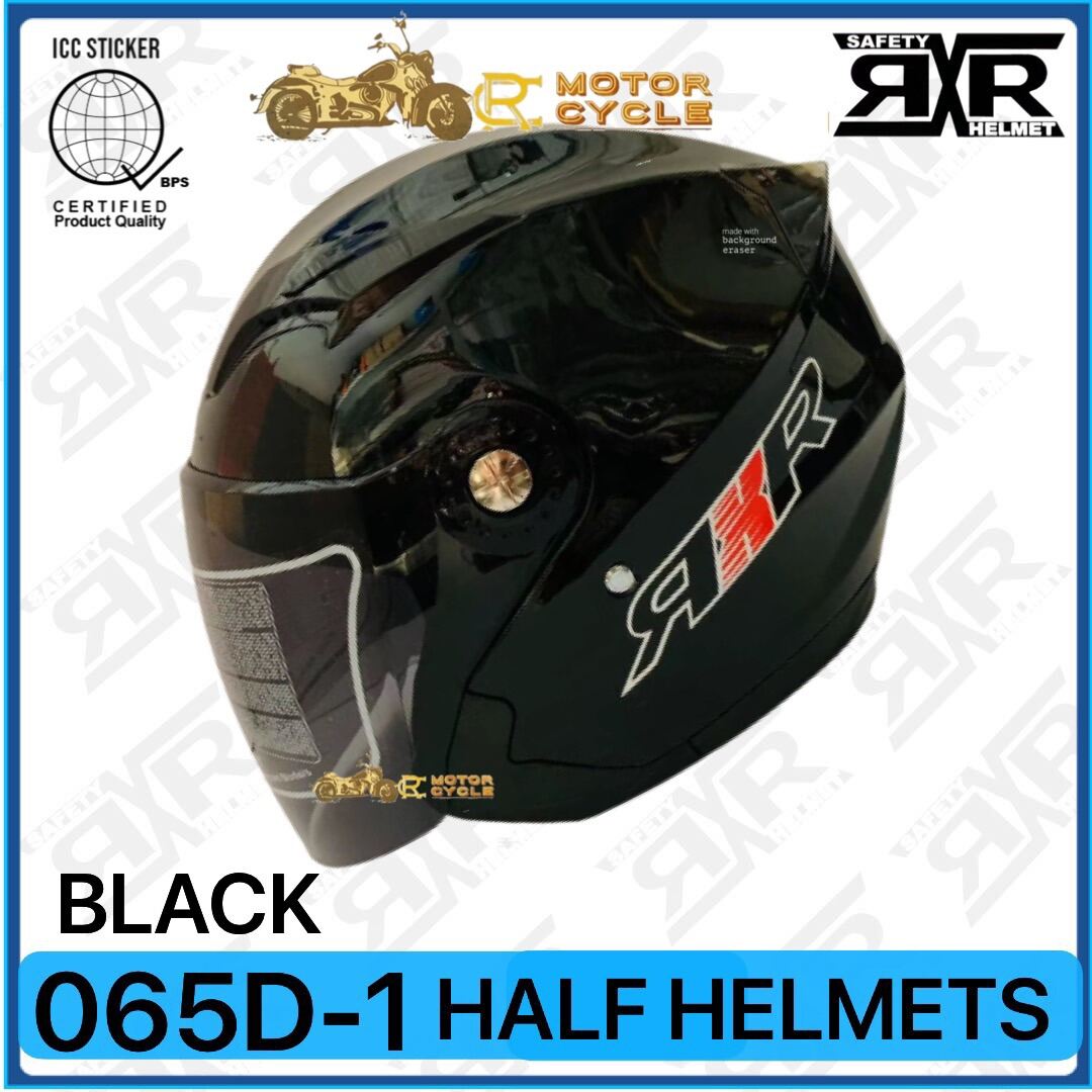 RXR Half Face 065D-1 For Motorcycle With ICC (BPS) LARGE ONLY | Lazada PH