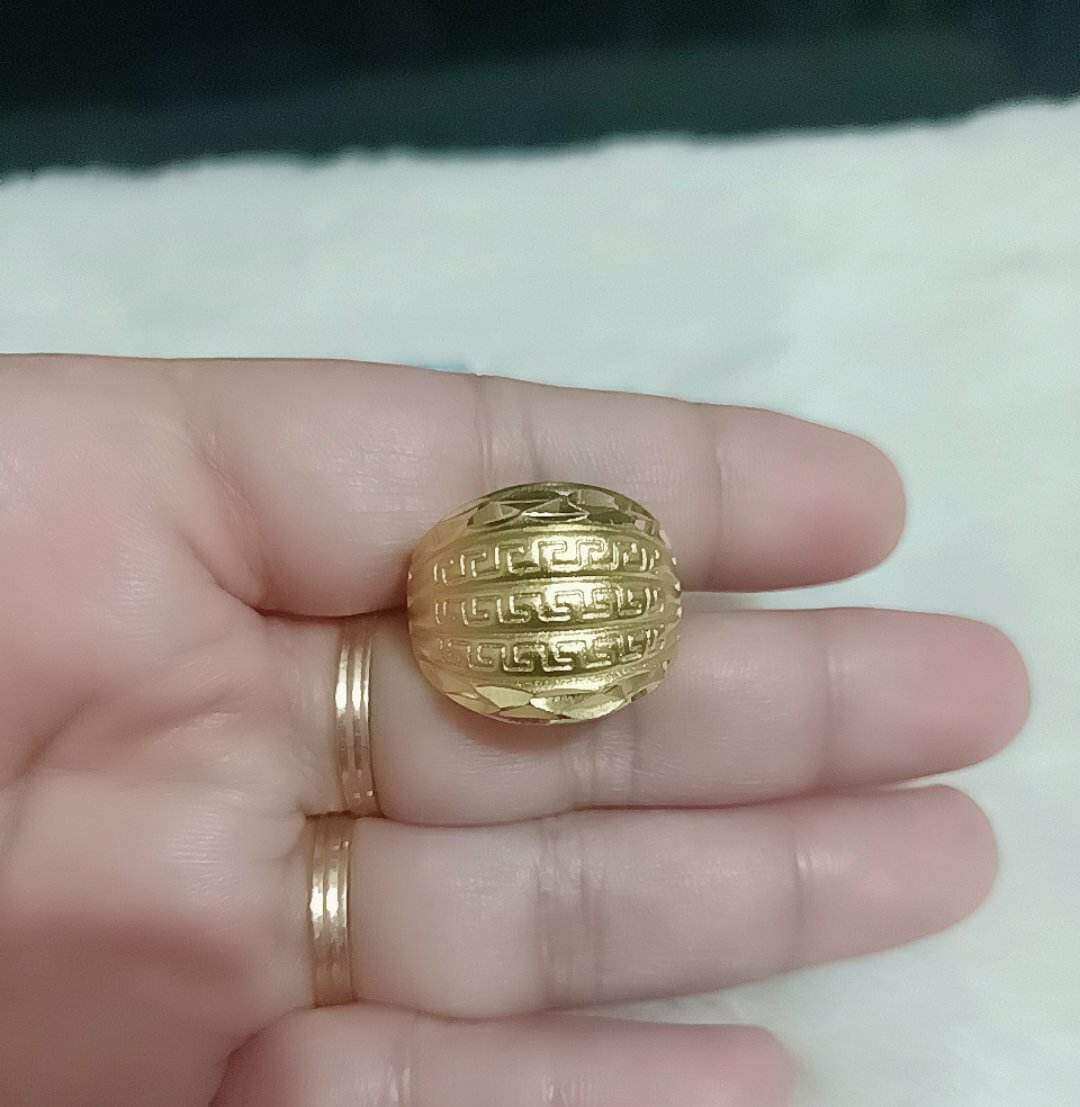 (162) 18k gold ring non tarnish and not faded for daily use | Lazada PH