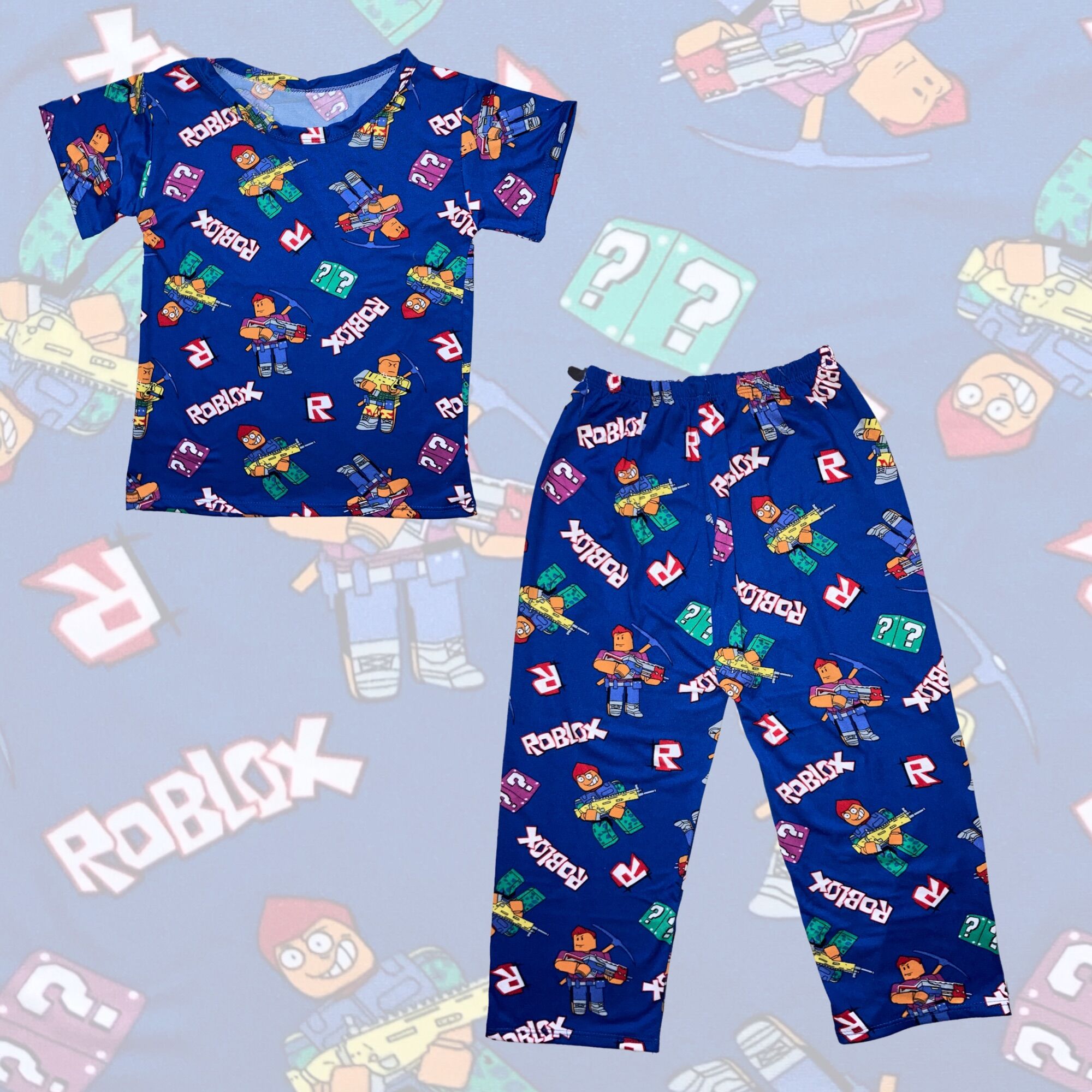 ROBLOX Terno Pajama Terno for Kids | Lazada PH