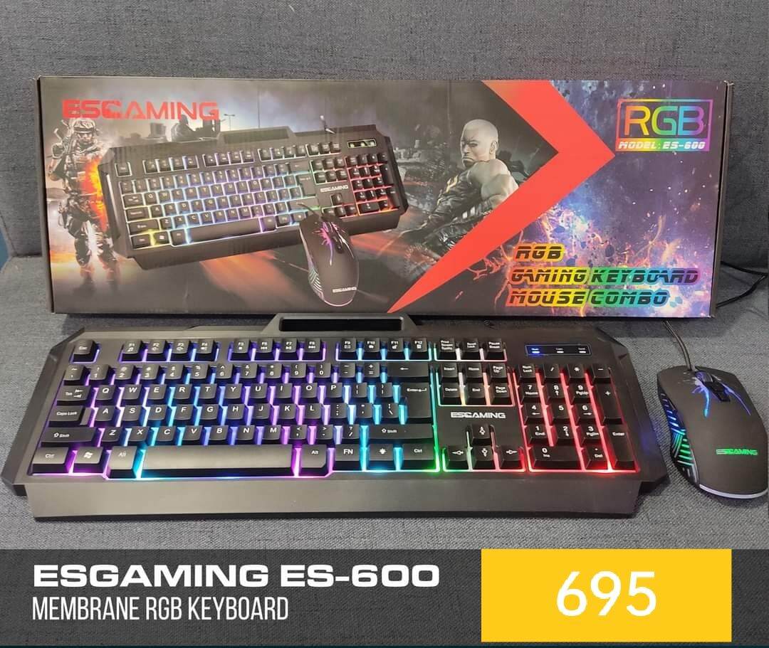 ESGAMING ES-600 RGB KEYBOARD AND MOUSE | Lazada PH