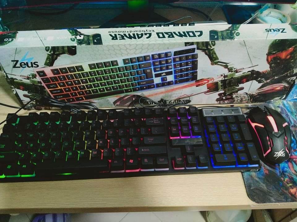 Zeus K001 Keyboard and mouse combo w/free pad | Lazada PH
