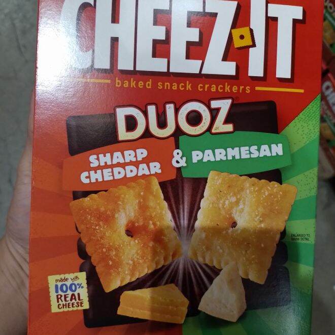 CHEEZ IT DUOZ SHARP CHEDDAR & PARMESAN (351g) | Lazada PH