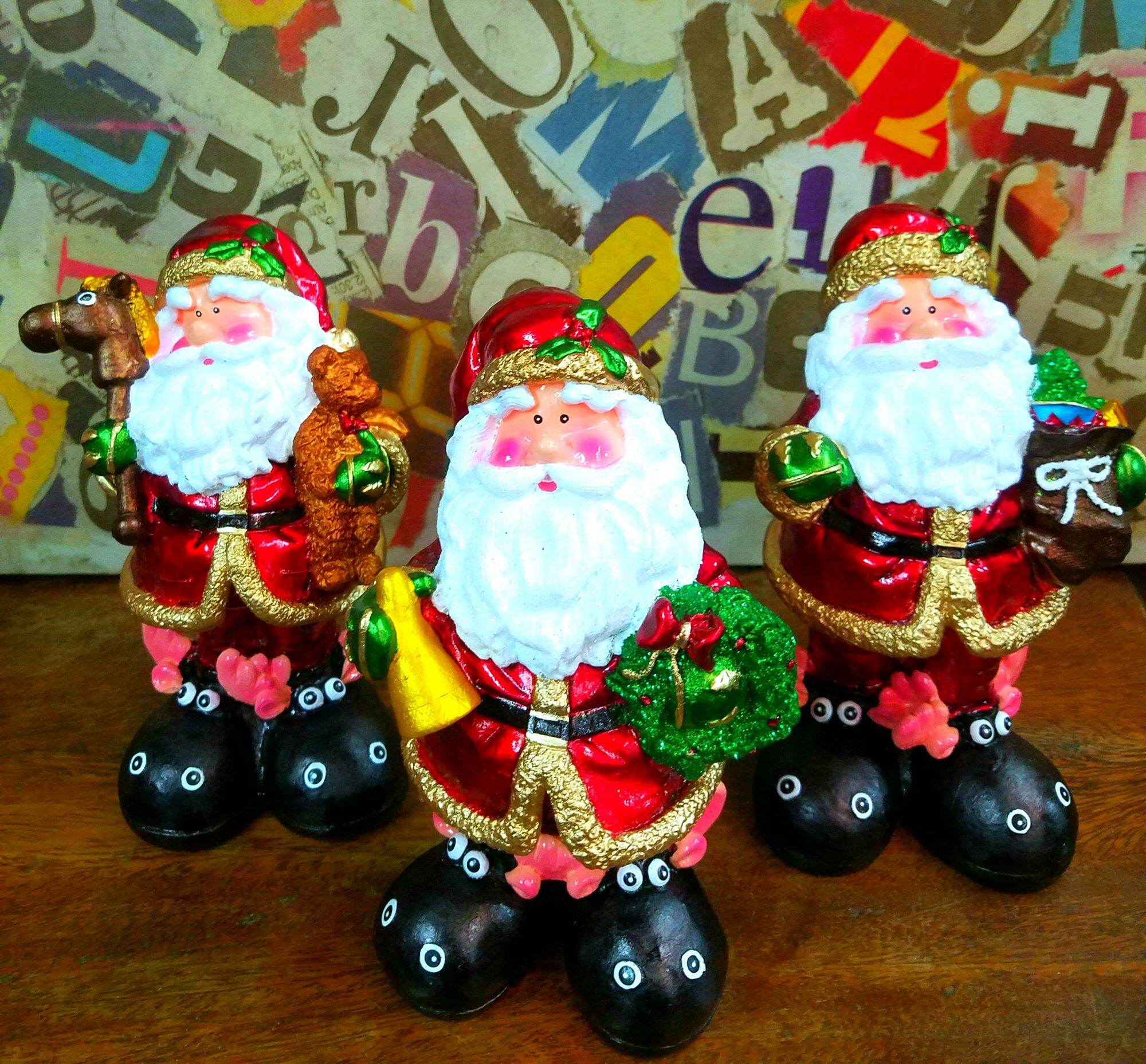 THE THREE BIG FOOT SANTA CLAUS DISPLAY | Lazada PH