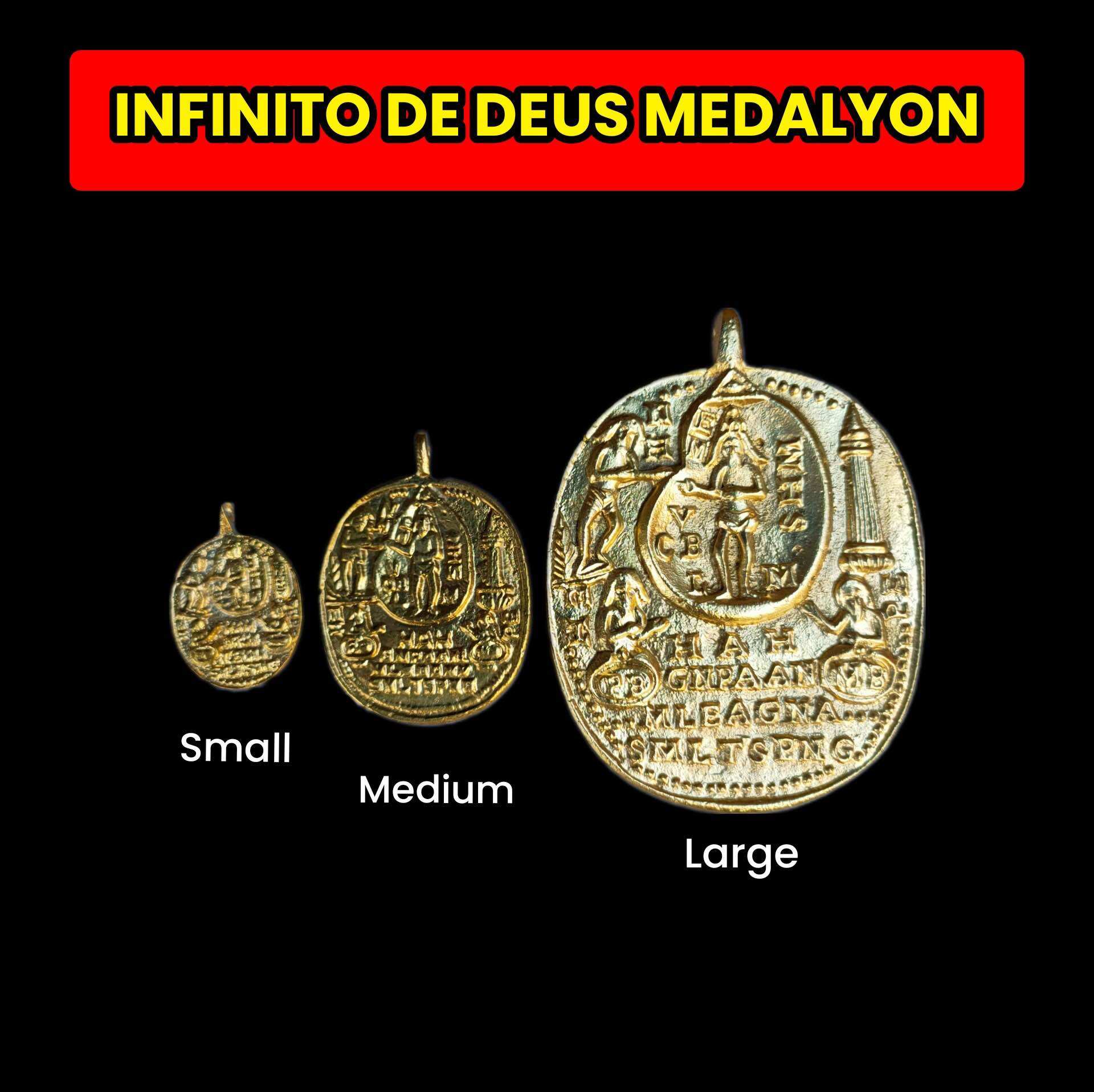 Infinito Deus Medallion with Oracion | Lazada PH
