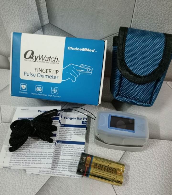 Oxy Watch Fingertip Pulse Oximeter (Pedia) | Lazada PH
