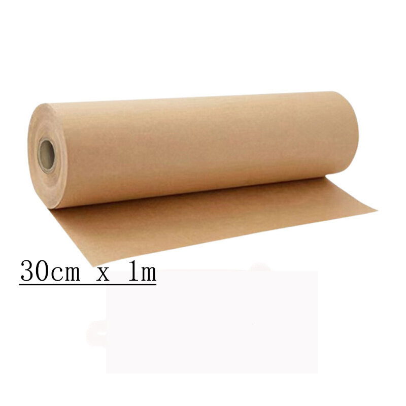# 1 Roll 30cm x 1/2/3m of Kraft Paper Roll for Gift Wrapping Moving ...