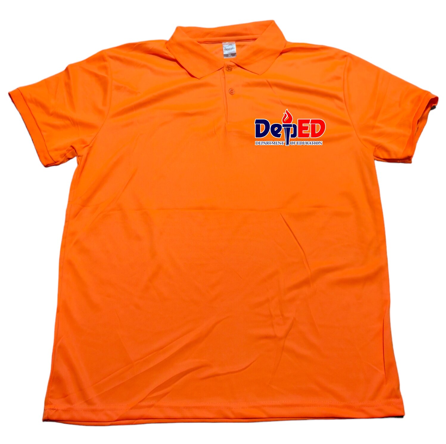 Customized DEPED MATATAG Neon Orange Drifit Polo Shirt | Lazada PH