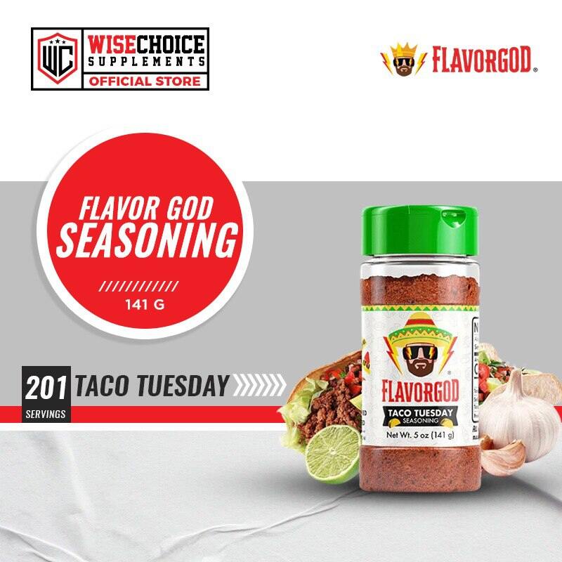 FLAVOR GOD TACO TUESDAY SEASONING 141 GRAMS | Lazada PH