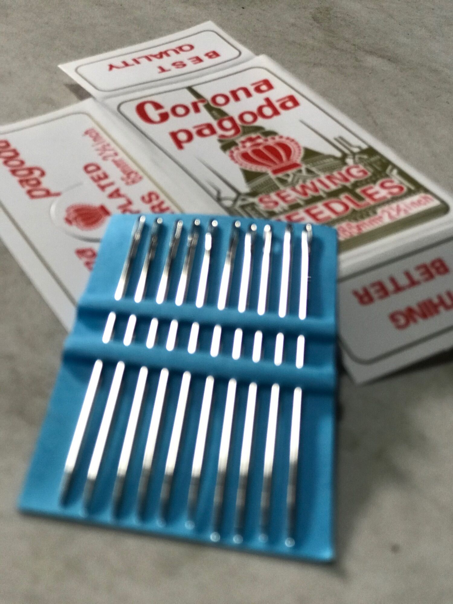 Corona Pagoda Regaj Rustless Finish Needles Hand Sewing | Big Eye ...