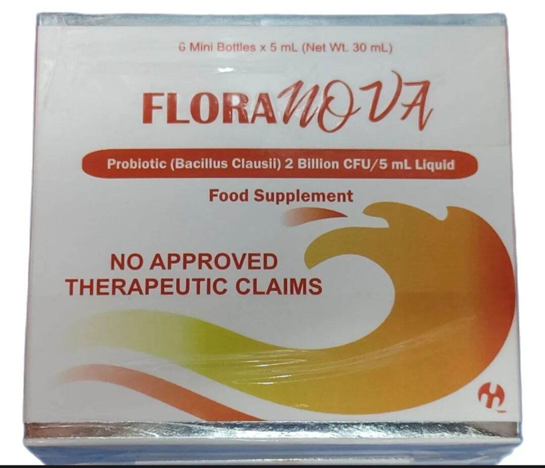 Novaflora / Floranova Probiotic Food Supplement Liquid 6 Mini Bottles ...