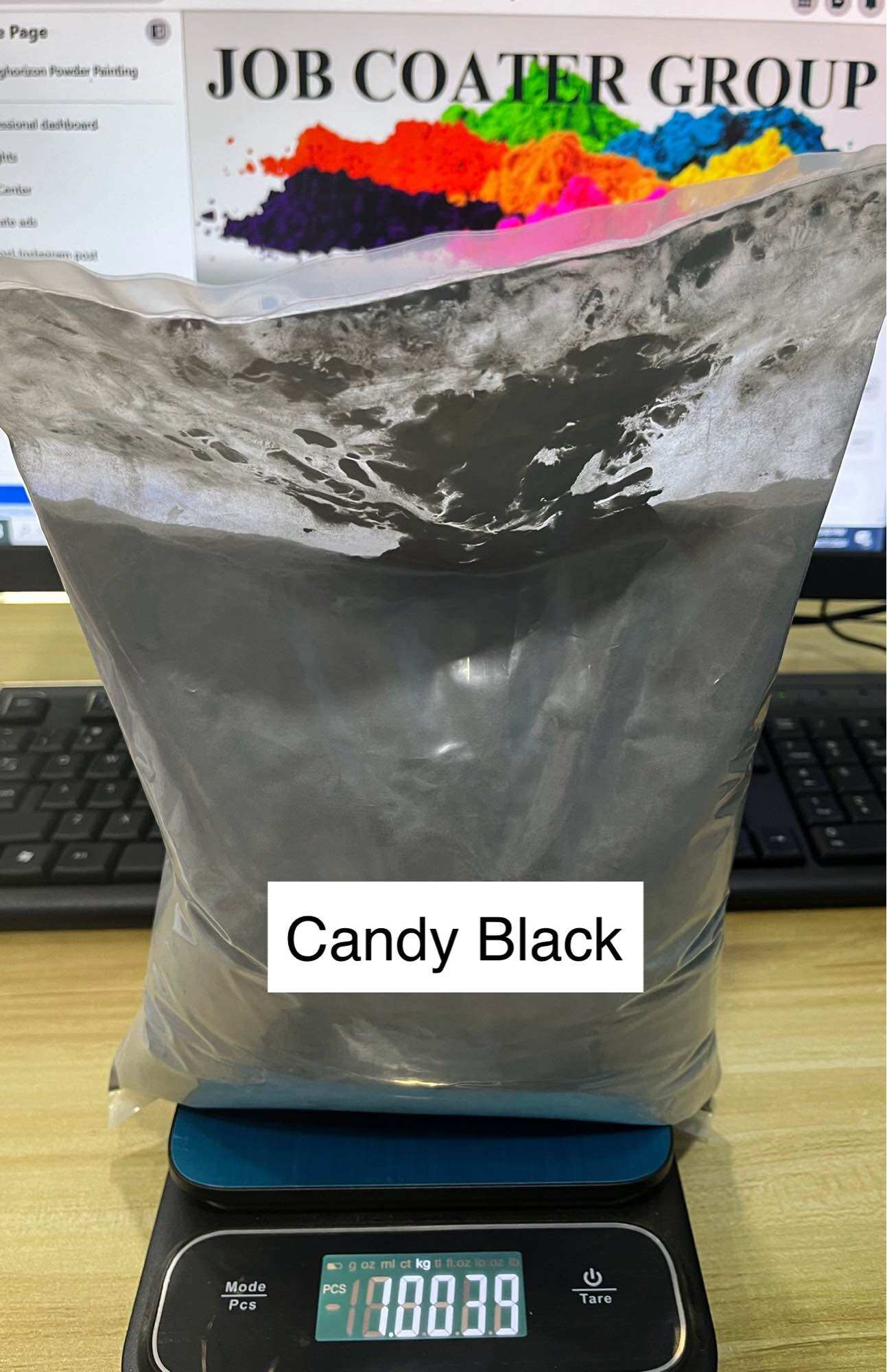 Powder Coating Powder - 1kg CANDY BLACK OUTDOOR GLOSSY | Lazada PH