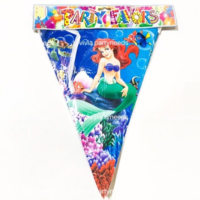 3m Little Mermaid Banderitas Flag Banner | Lazada PH