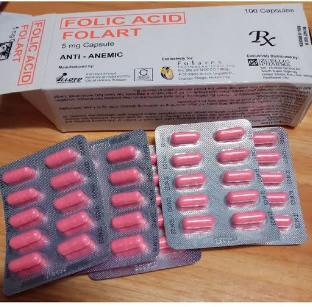 Folart ( Folic Acid) 5mg by 30's, 60's and 100's | Lazada PH