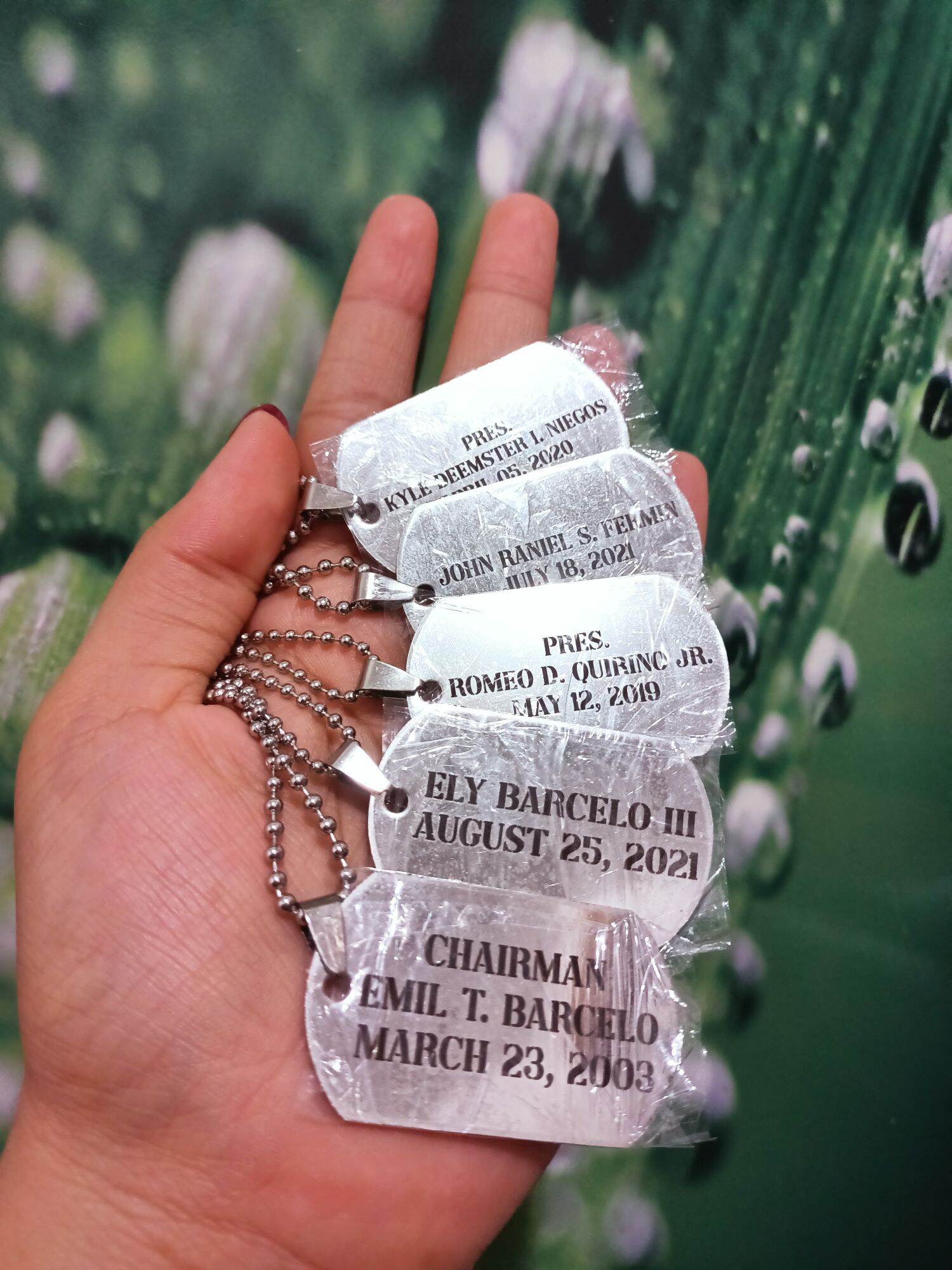 CIASI DOGTAG WITH NAME | Lazada PH