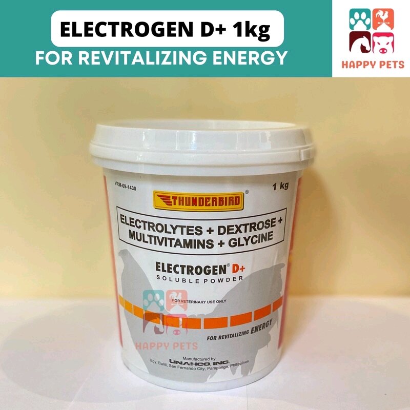 Electrogen D+ 1kg Soluble Powder THUNDERBIRD(ACTUAL PIC) | Lazada PH