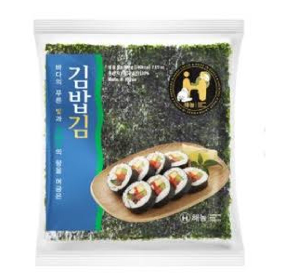 Seaweed Wrapper 100sheets (Korean Haenong Kimbap Laver 200g) | Lazada PH