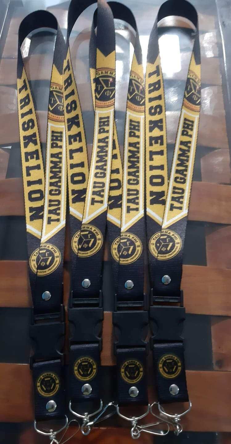 TRISKELION TAU GAMMA PHI ID LACE LANYARD | Lazada PH