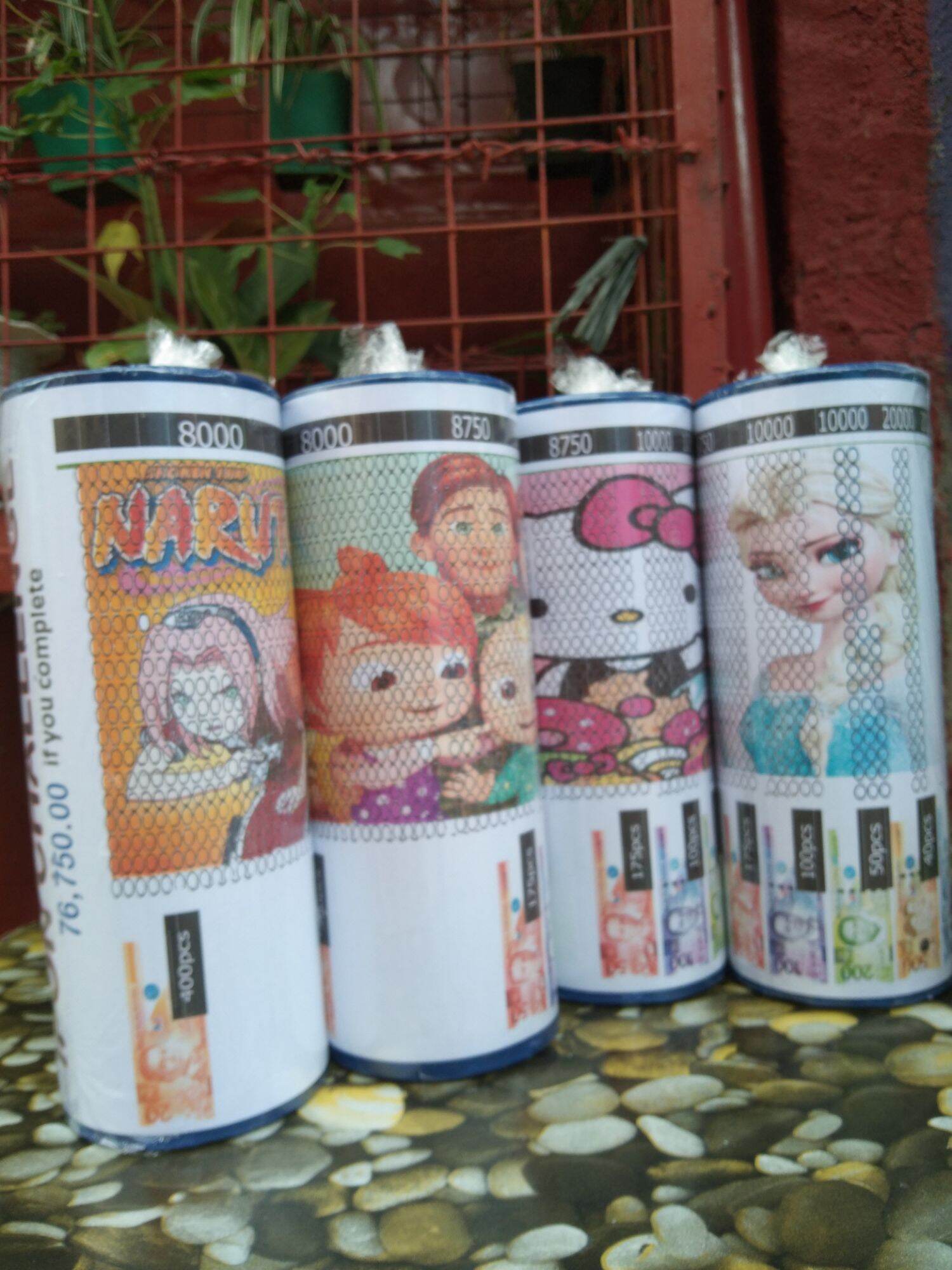 ipon challenge alkansya cartoon characters 9 inches | Lazada PH