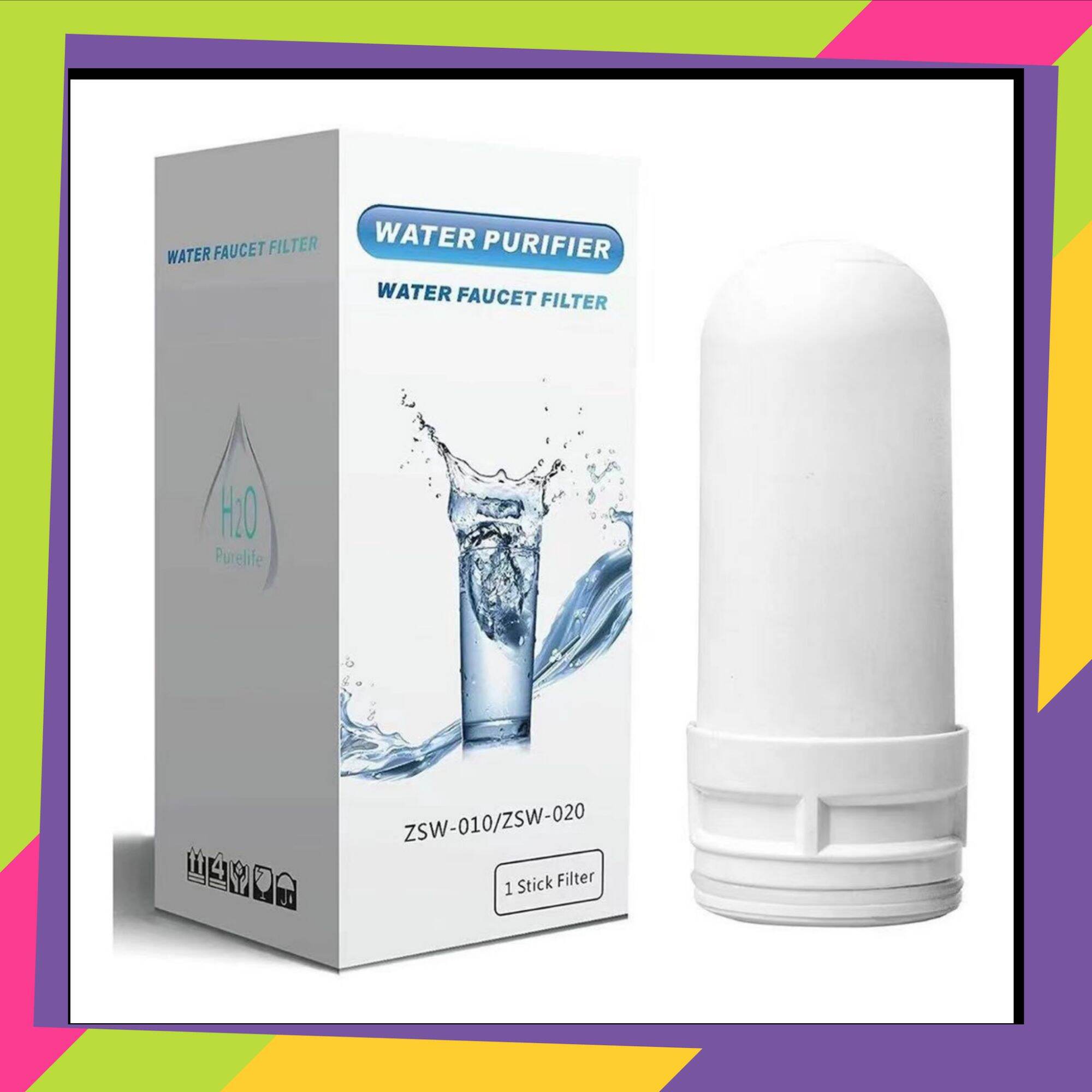CERAMIC WHITE REPLACEMENT FILTER(For ZOOJEN water filter 180 2Pcs ...