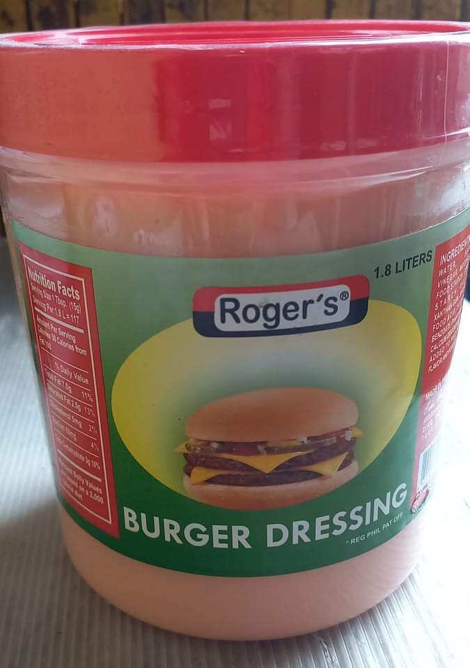 Roger's Burger Dressing 1.8Litera | Lazada PH