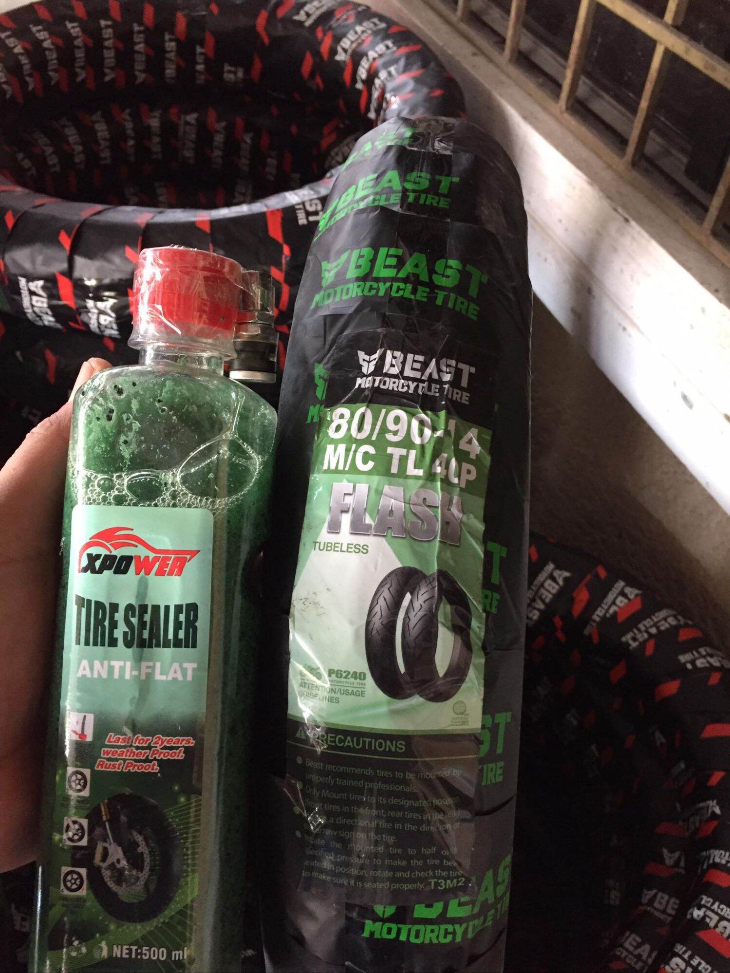 BEAST TIRE (Flash) Size 14" & 13" for Aerox, Nmax, Click, Mio, Beat ...