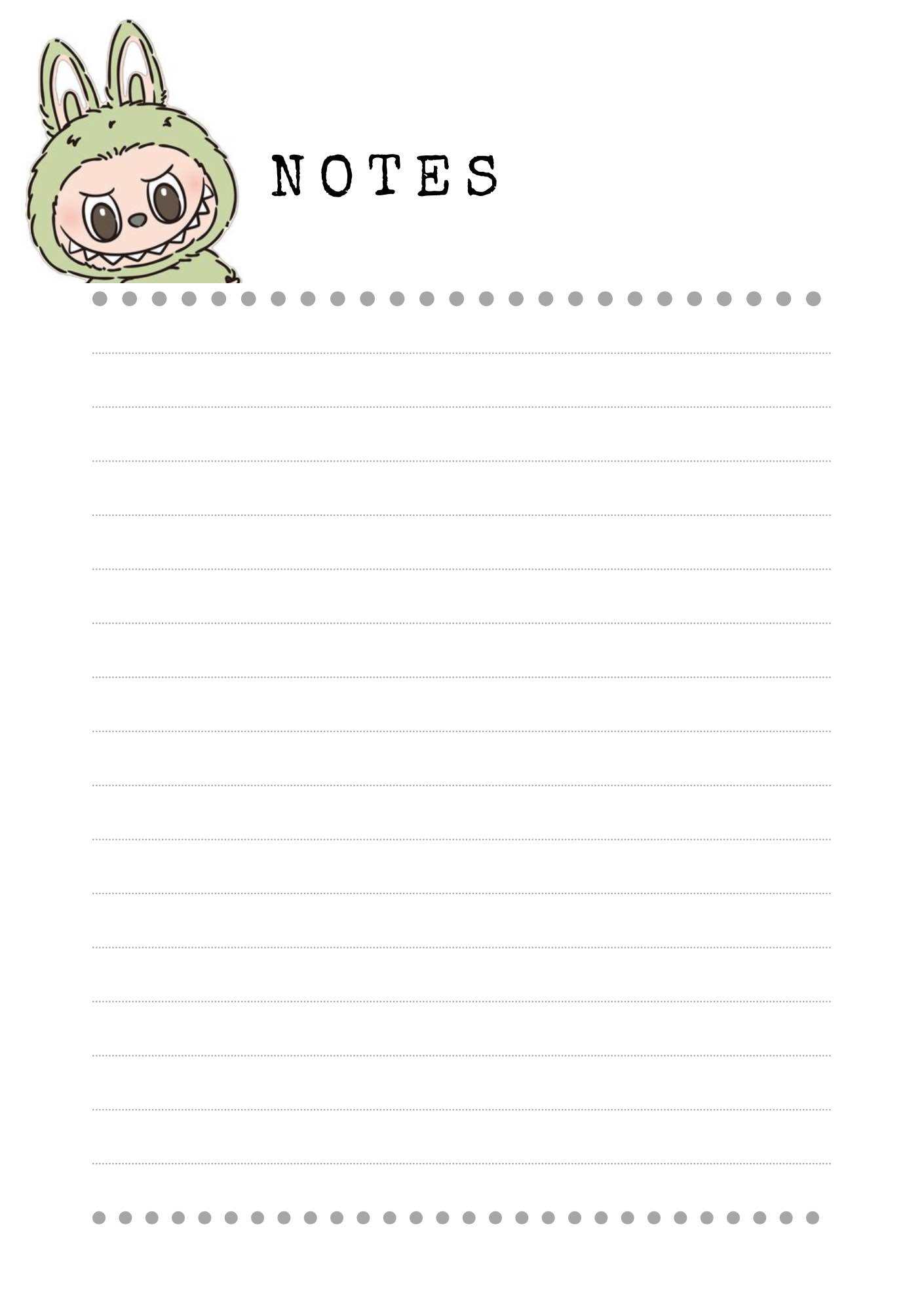 Cute Labubu Notepad | Lazada PH
