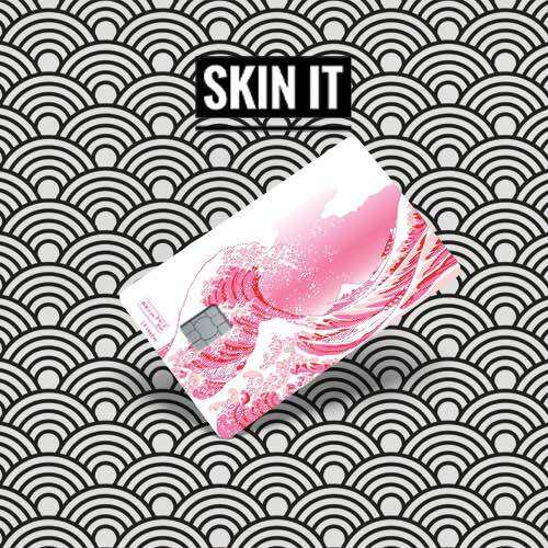 Japanese Pattern Themed Card Sticker Skins For Atm Cards And Loyalty ...