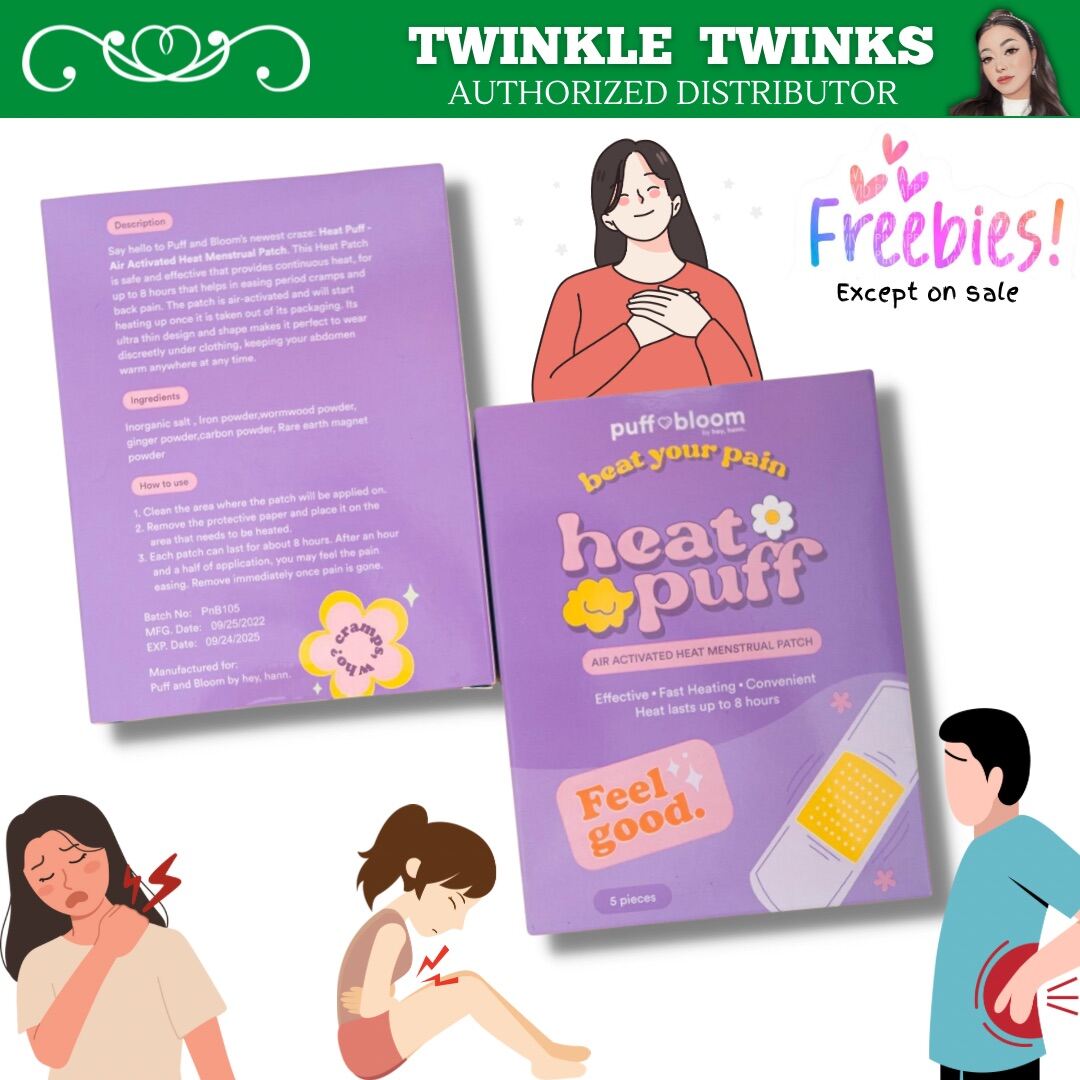 Puff Bloom Heat Puff Air Activated Heat Menstrual Patch | Lazada PH