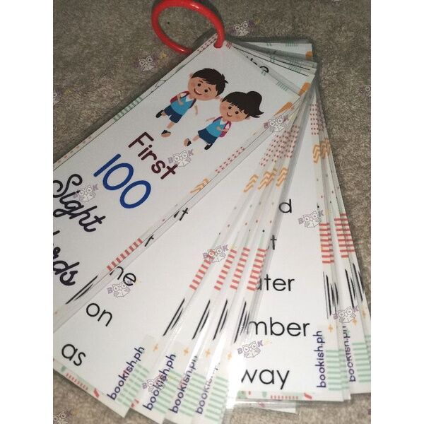 Educational First 100 Sight Words Strips for Kids | Laminated | Lazada PH