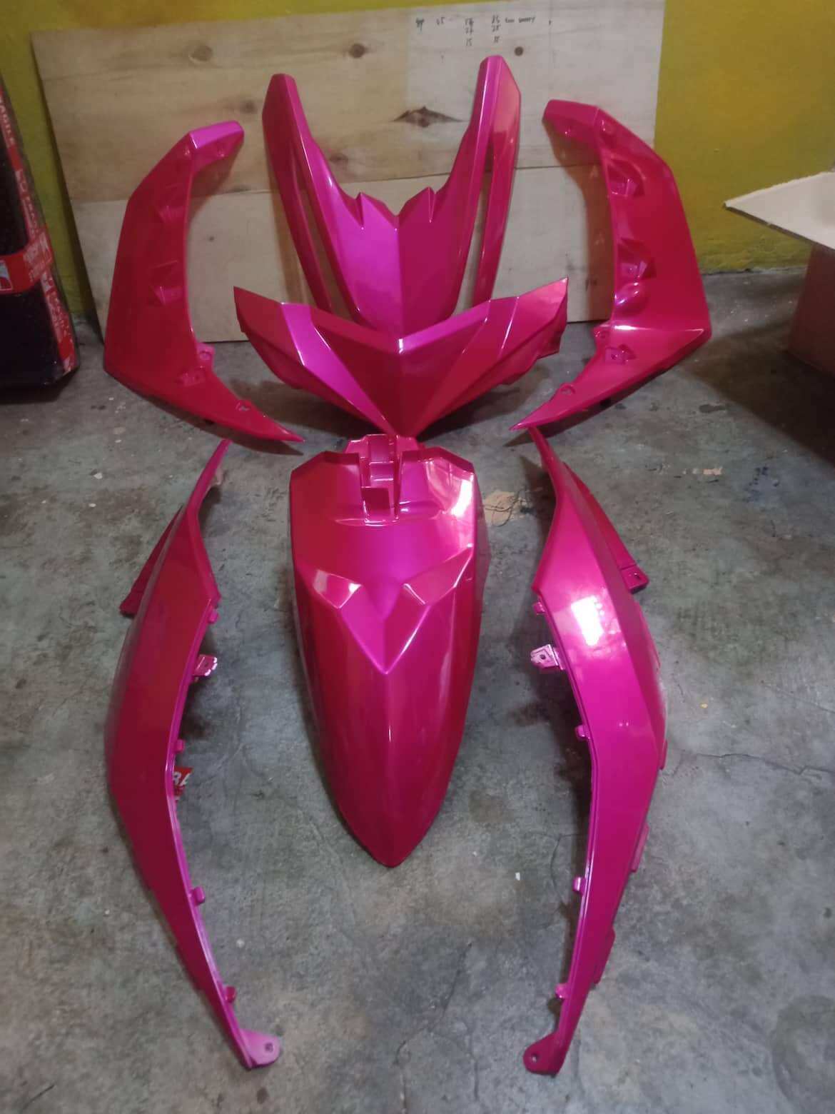 FLAIRING SET 7IN1 YAMAHA MIO I 125 MAGENTA | Lazada PH