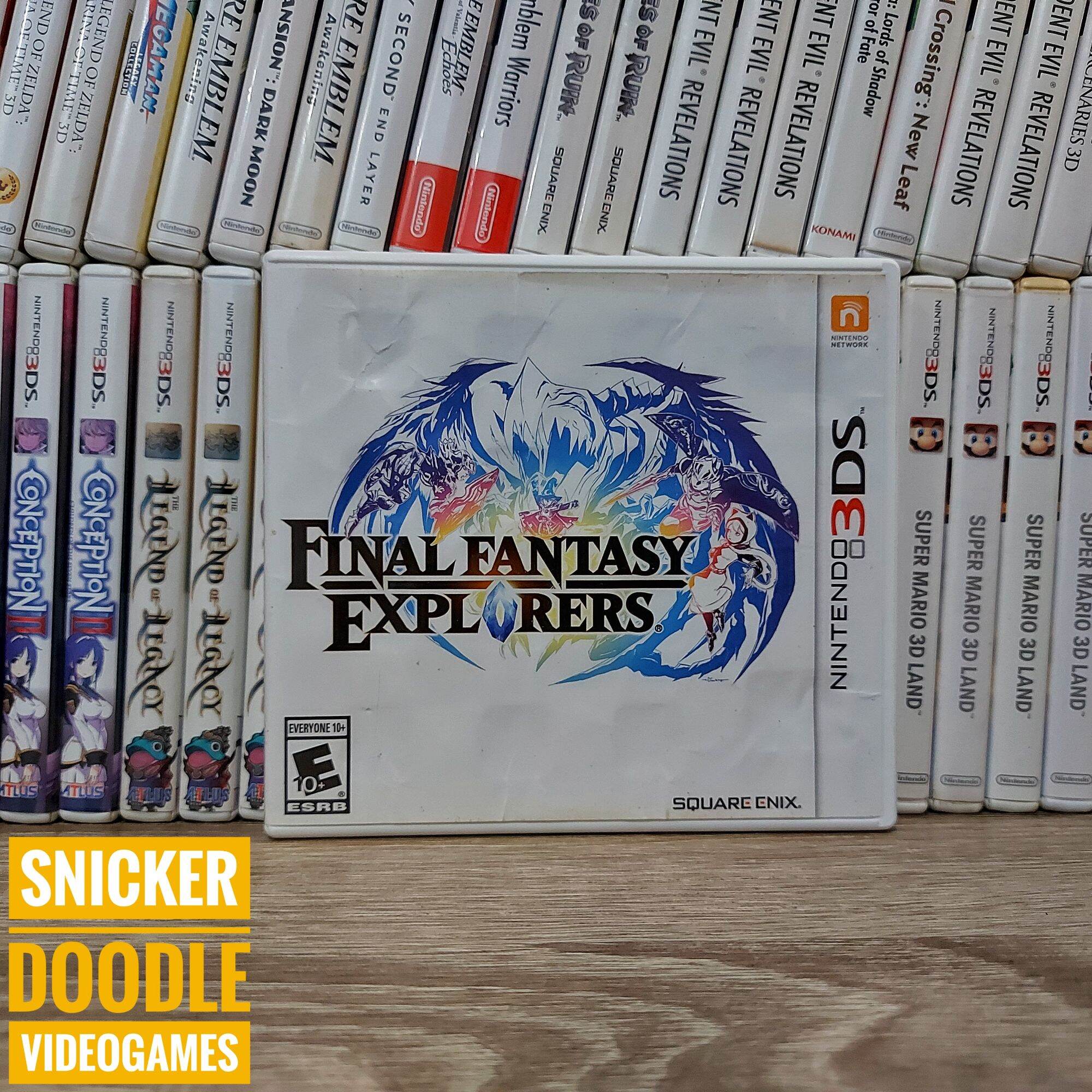 3DS Nintendo Game: Final Fantasy Explorers US Region Original Preloved ...