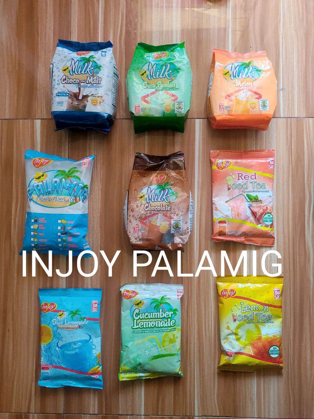 Injoy Palamig Milk Ube Macapuno, Milk Buco Pandan, Milk Buko, Milk ...