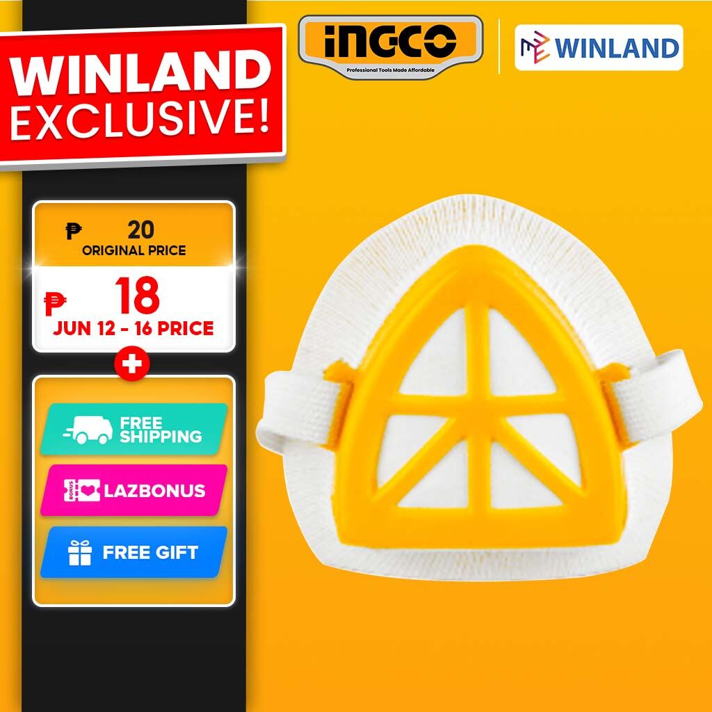 Ingco by Winland Dust Mask Plastic Shelled Filter HDM03 ING-HT | Lazada PH
