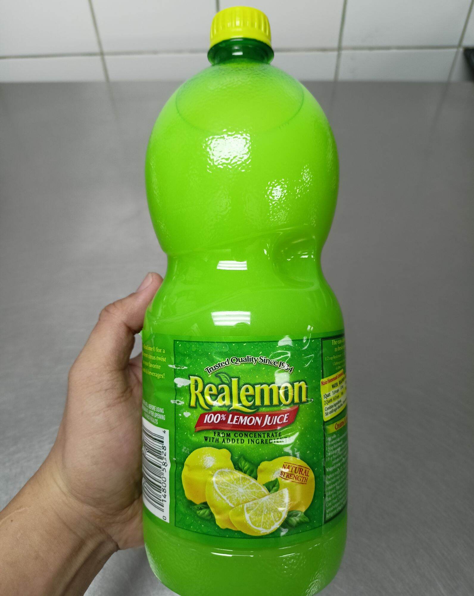 Real Lemon 100 Real Lemon Juice 48OZ 1 4L Lazada PH