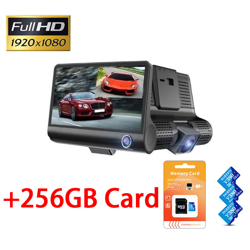 Lenovo Original Dash Camera For Car DashCam Front And Back Camera 1296P ...