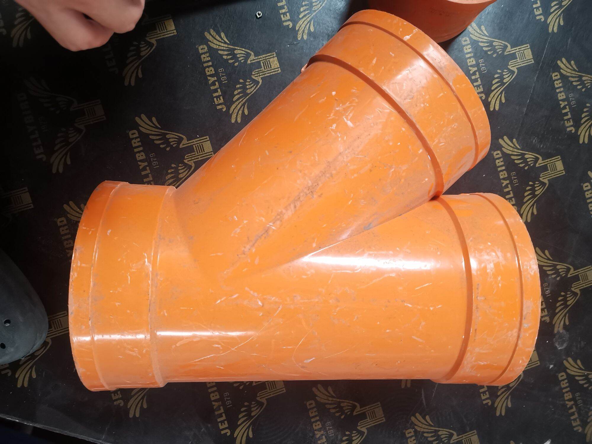 wye 8x8 good quality thick sanitary Pvc orange | Lazada PH