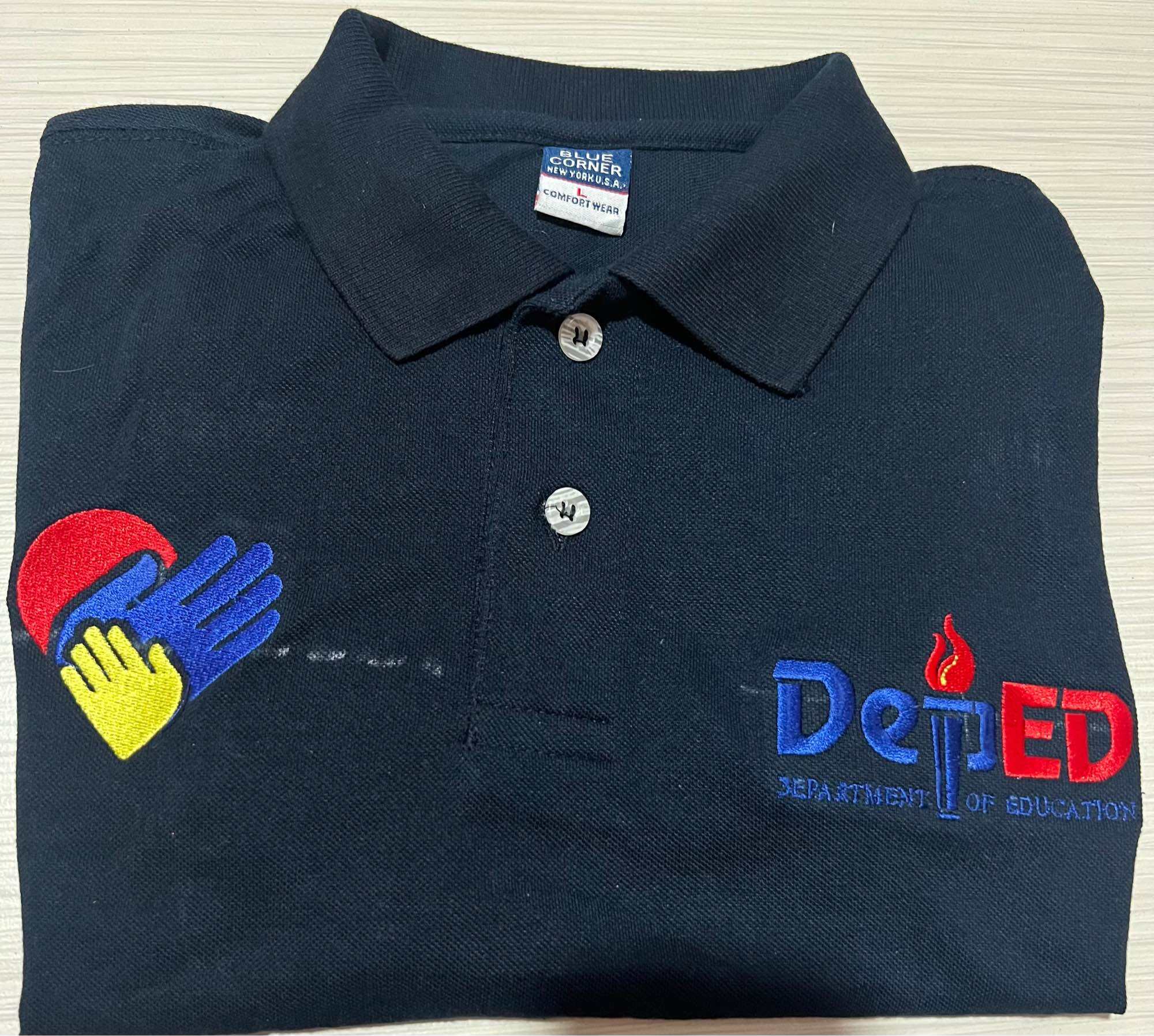【Must Have】 DEPED MATATAG Embroidered Poloshirt | Lazada PH