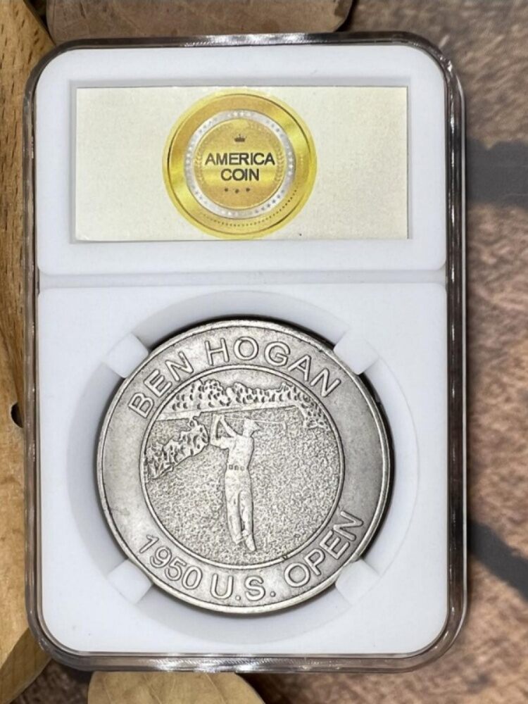 1950 Year Ben Hogan Player Golf Commemorative Coin Copper Material ...