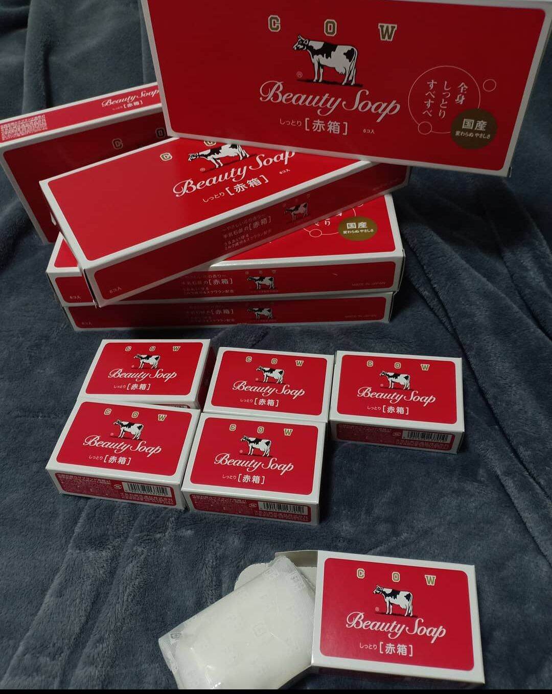 japan COW BEAUTY SOAP BLUE85G 6pcs/box RED100g 6pcs/box | Lazada PH