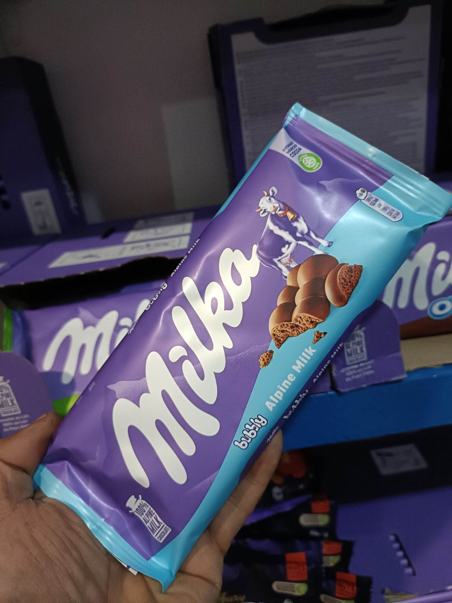 milka bubbly alpine milk 90g | Lazada PH