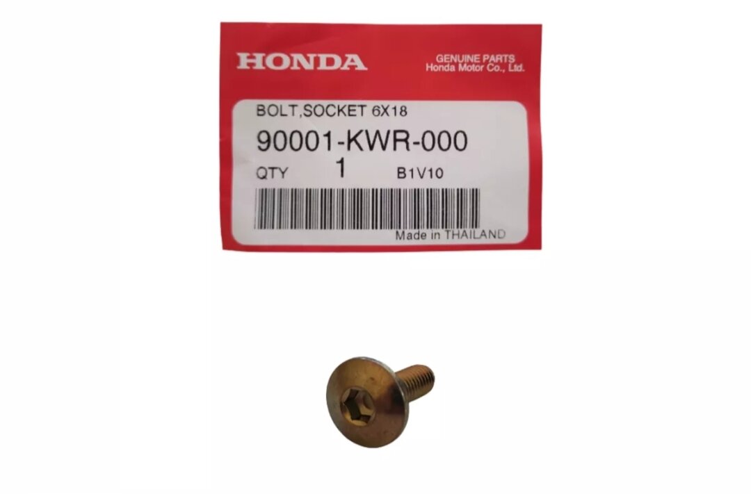 BOLT Socket 6x18 Screw For Honda Click 125/150 Inner fender and Coolant ...