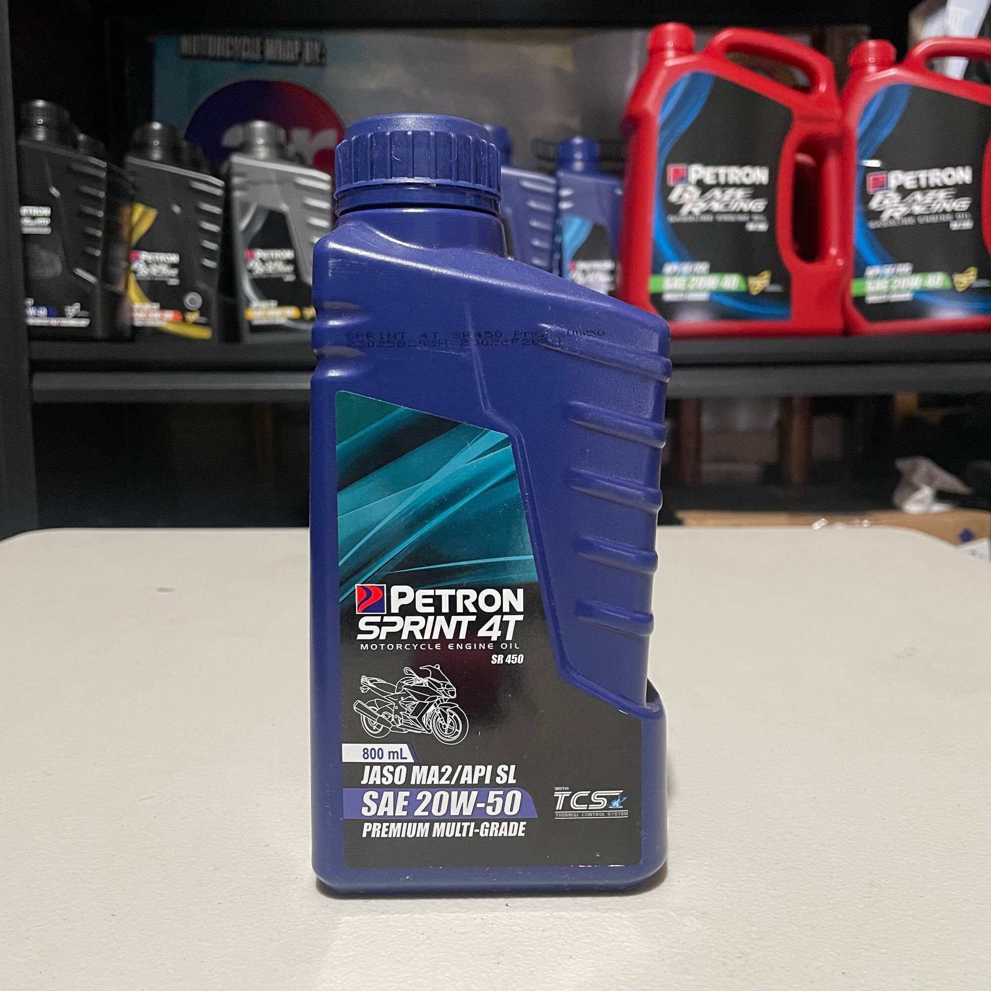 Petron Sprint4T SR450 Premium Multi-Grade Motorcycle Engine Oil SAE 20W ...