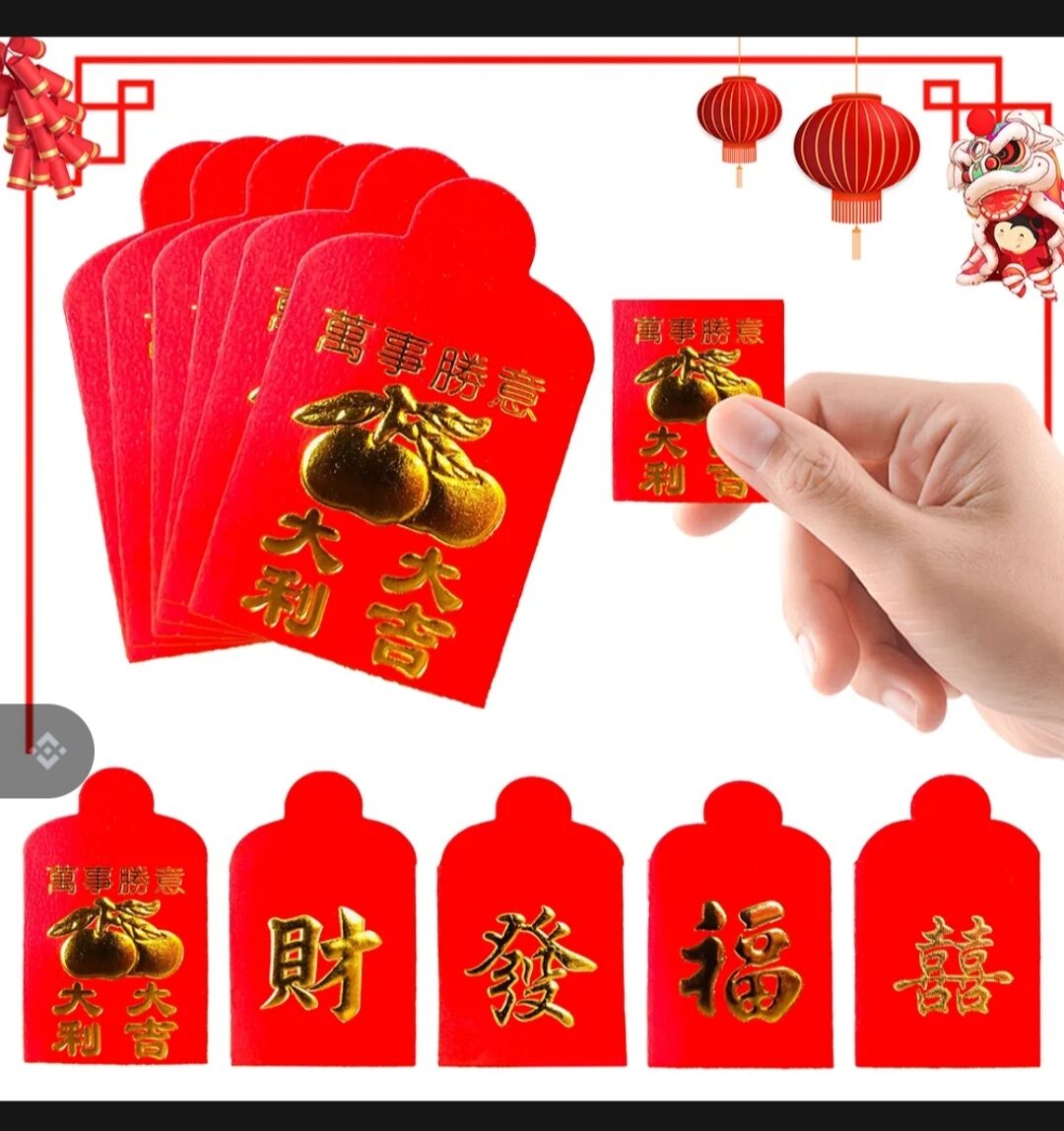 Ampao Money Envelope 2024 Cny Mini Red Packet Ang Pao For Coins Mini ...