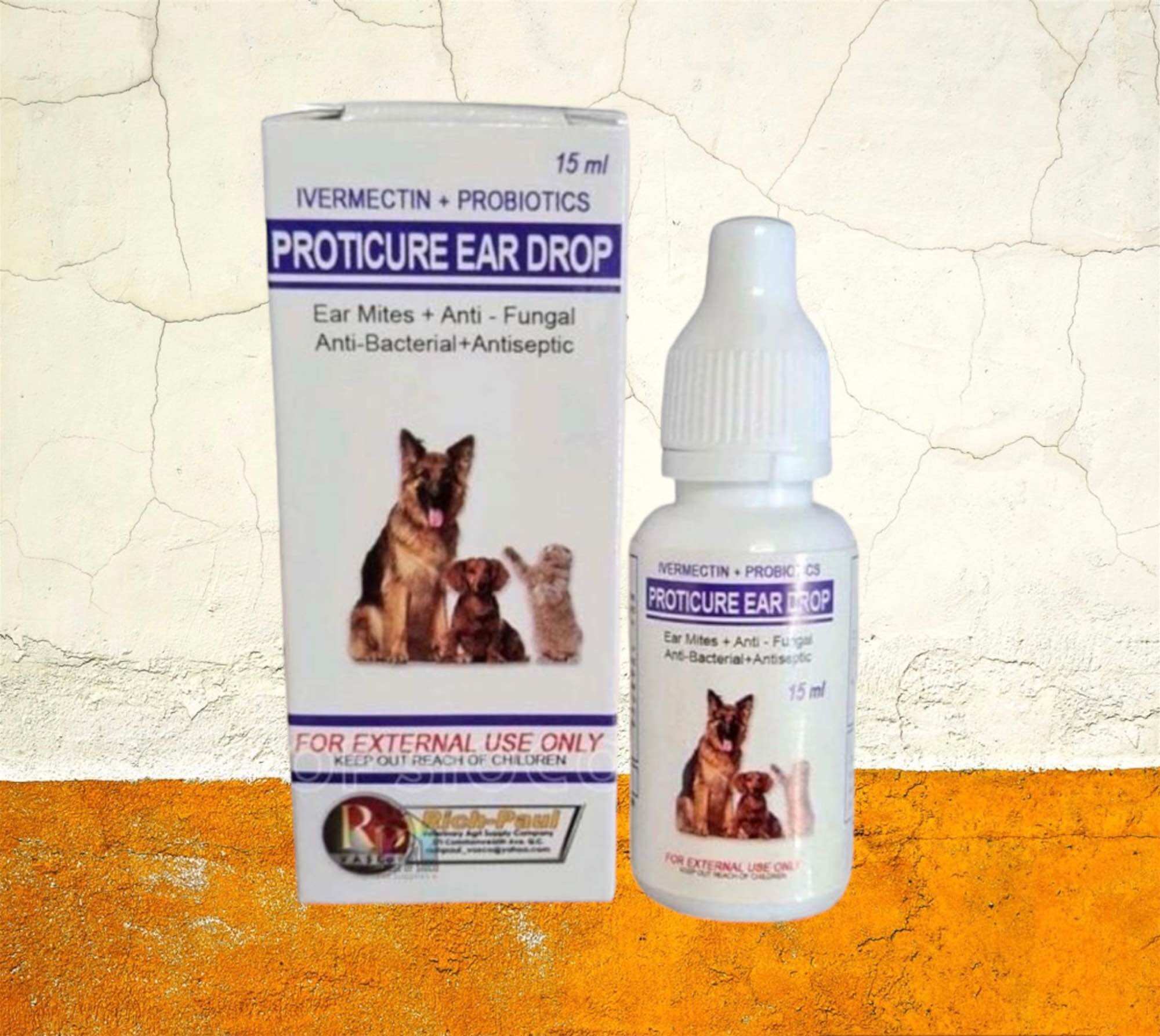 Proticure Ear Drop 15ml for (Ear mites) | Lazada PH