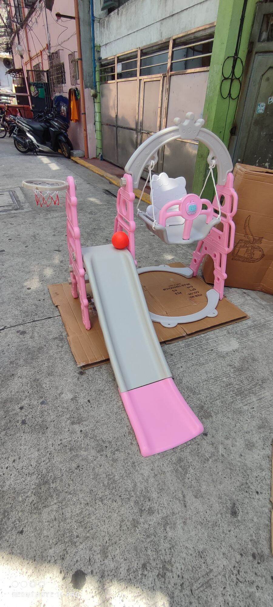 4in1 slide with ball and sound 1- 7 yrs old | Lazada PH