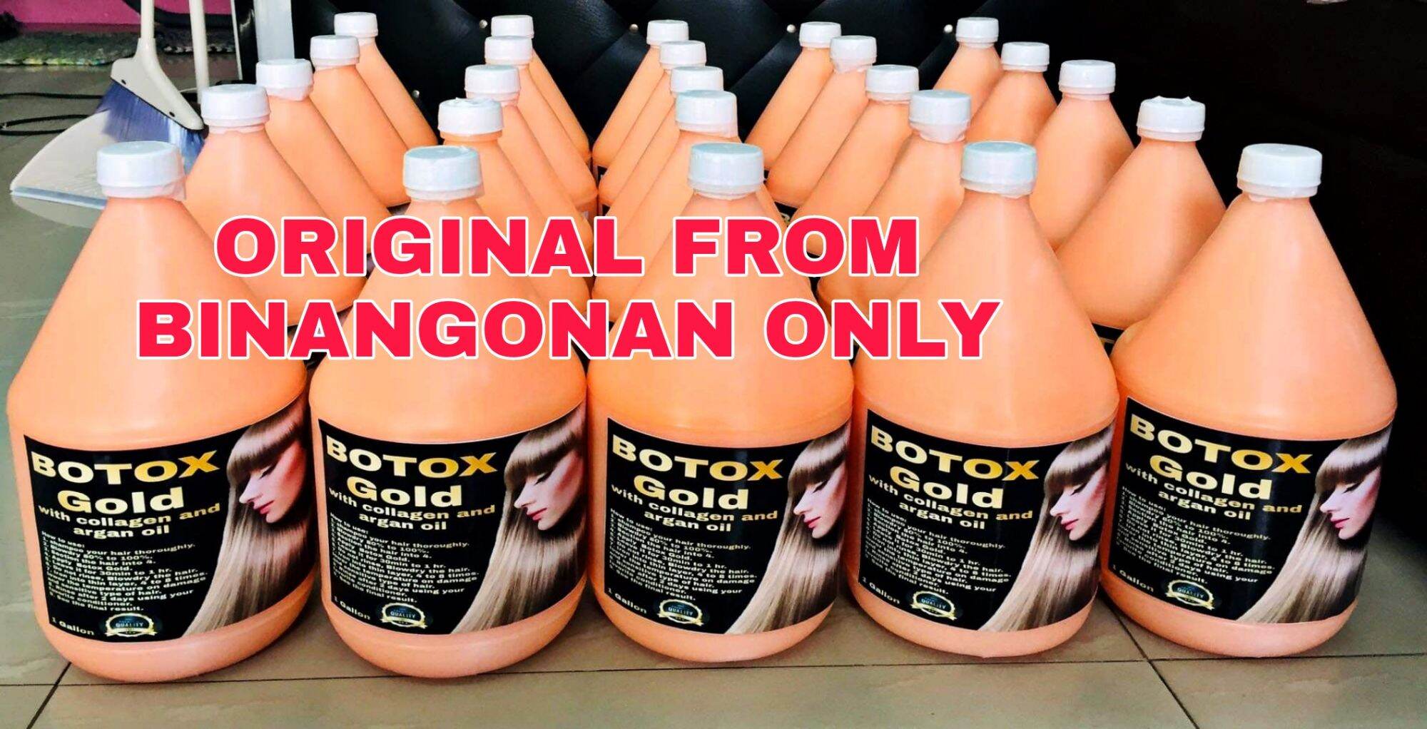 BRAZILIAN BOTOX GOLD (1 GALLON) HAIR TREATMENT | Lazada PH