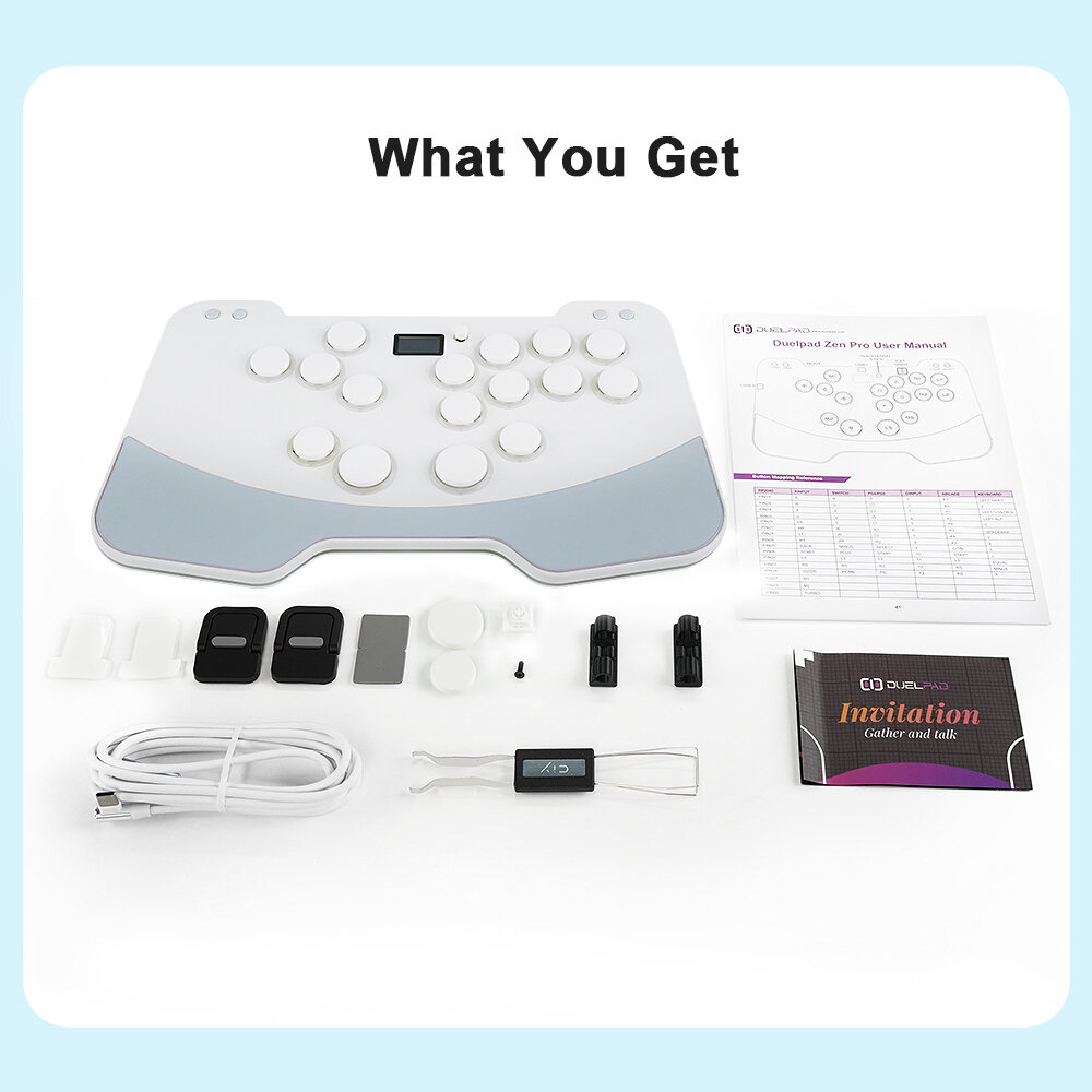 Duelpad Zen Metal Game Keyboard Controller Ergonomic Leverless Ergo ...