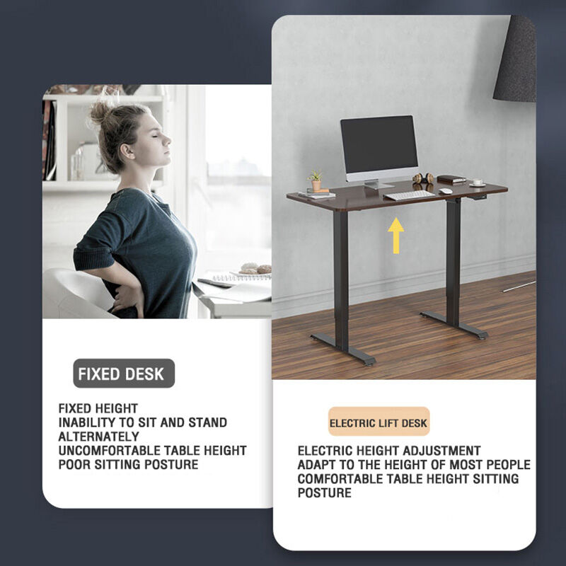 Height adjustable desk Standing desk table Computer desks Ergonomic ...