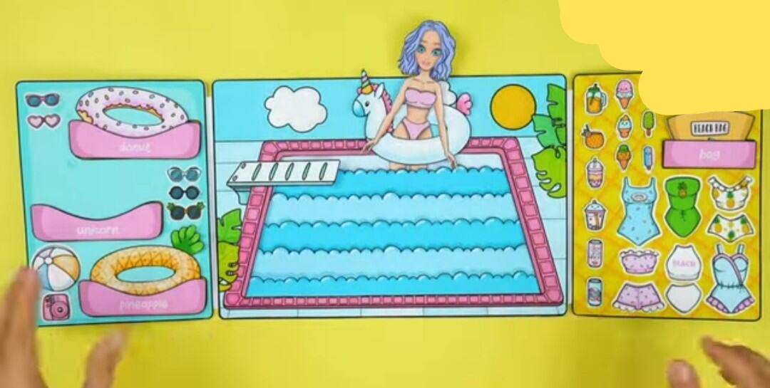 Paper Dolls "SWIMMING POOL" Printables | Lazada PH
